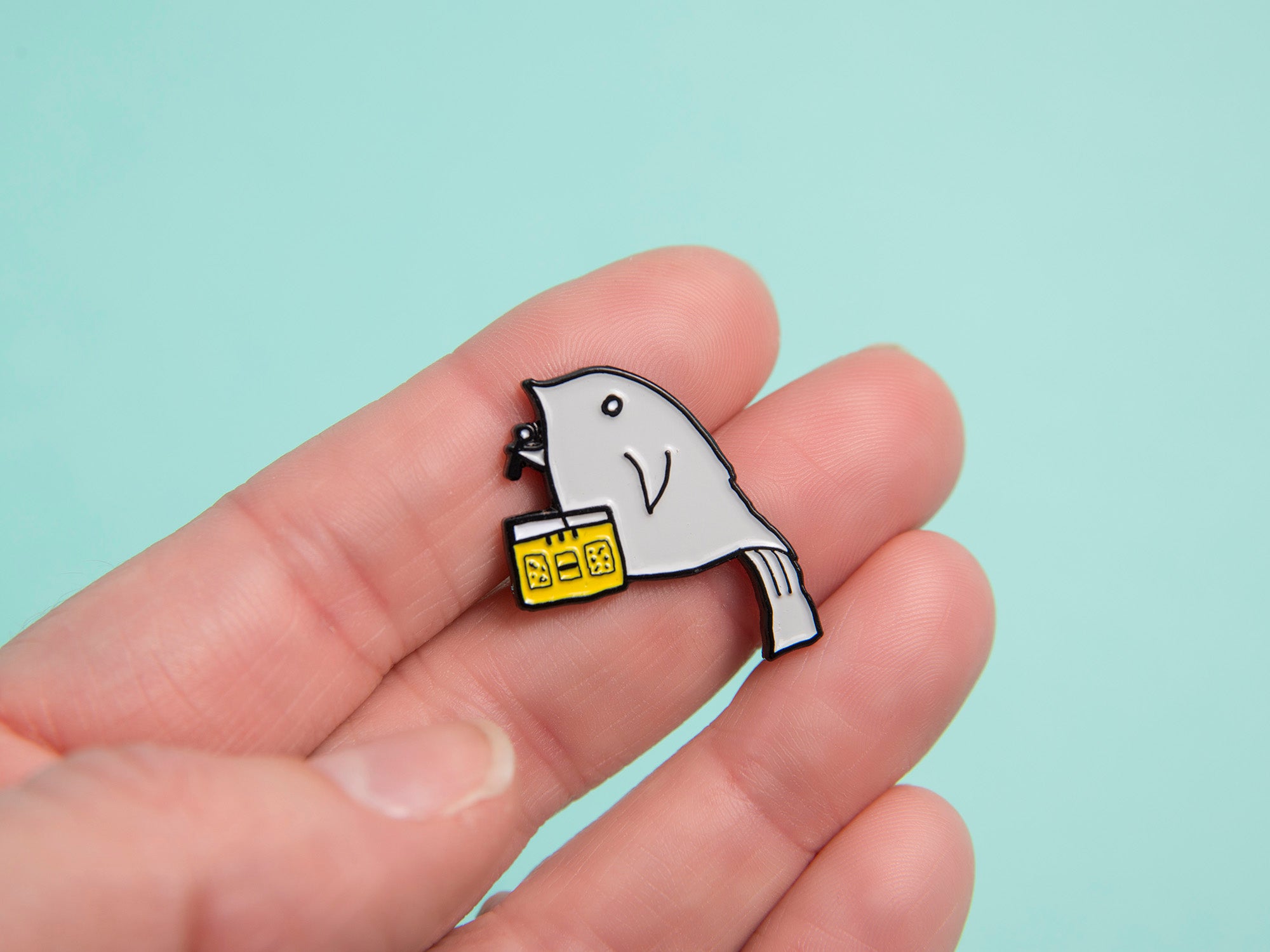 Rodney Enamel Pin – Montague Workshop