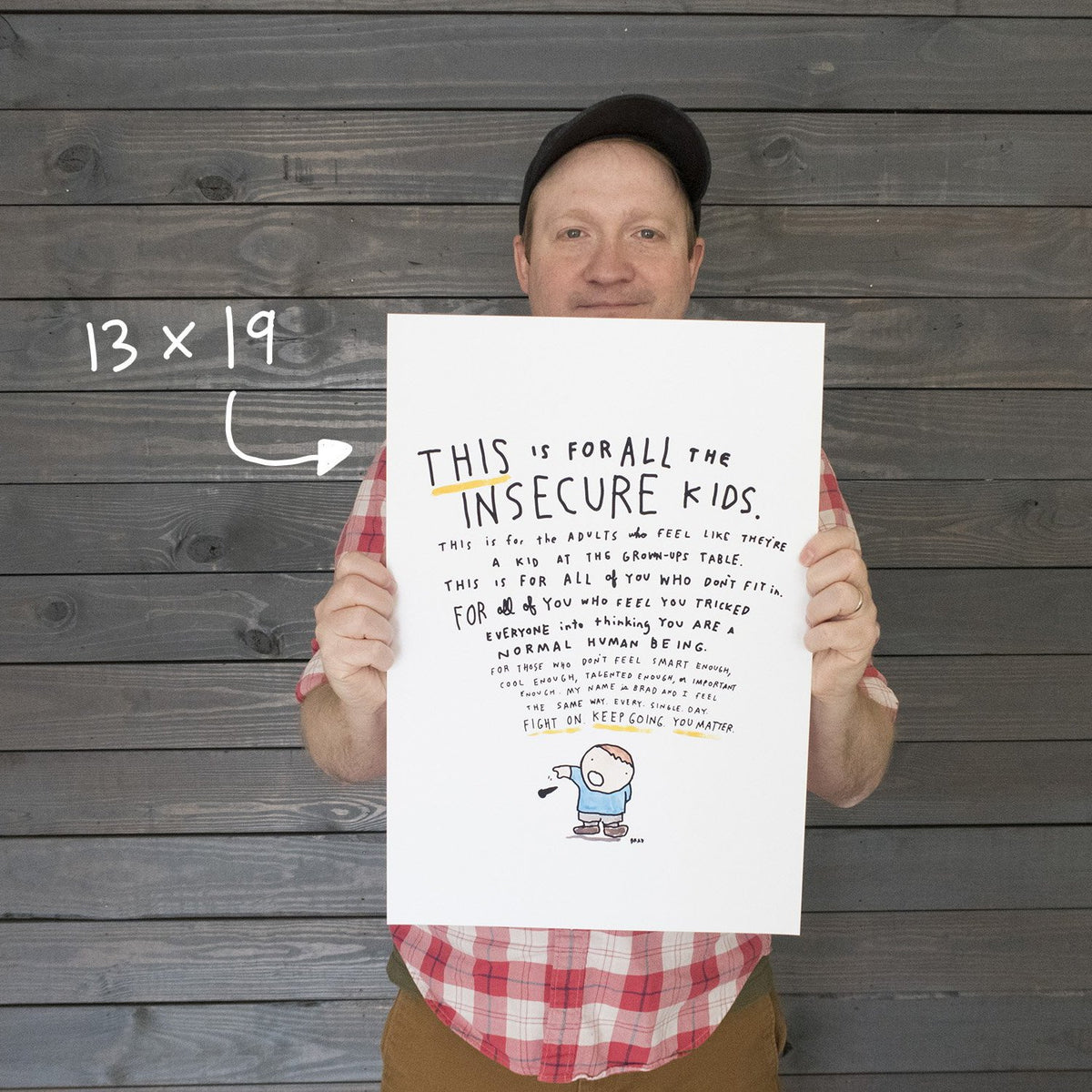 Insecure Kids Print – Montague Workshop